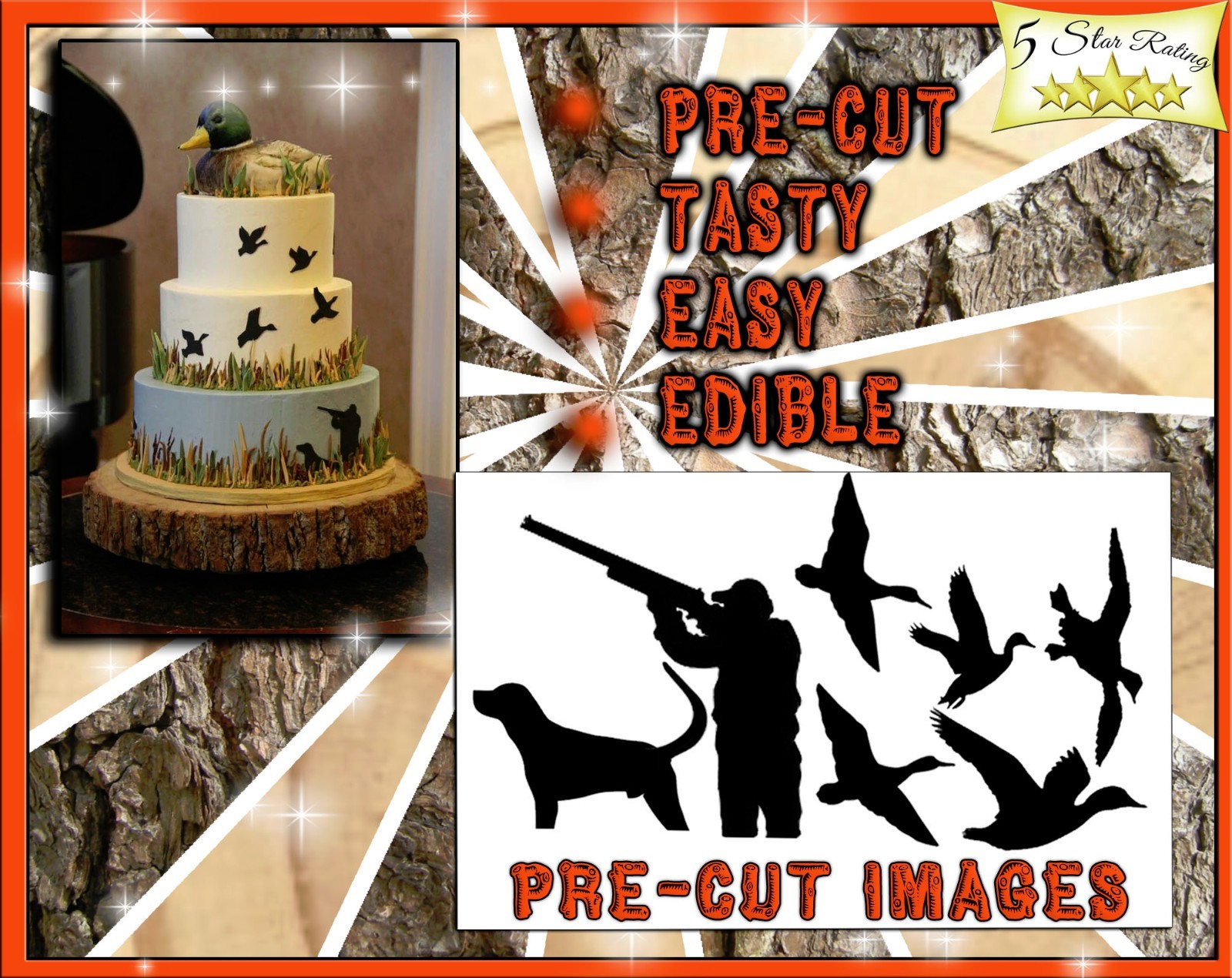 Duck Hunting Wedding Cake Toppers