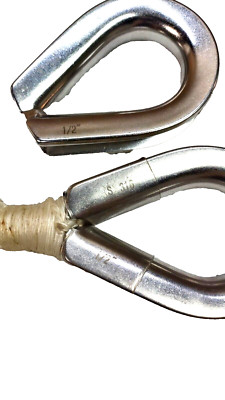 Thimble Boat 316 Stainless steel 1/2" Rope Thimble (lot of 2 ) | eBay