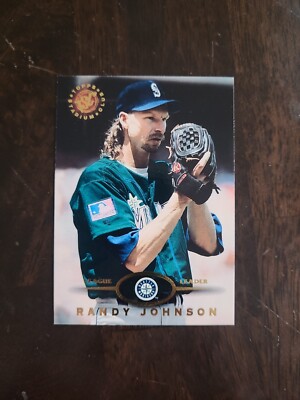 1995 Topps Stadium Club Randy Johnson #340 League Leader Seattle ...