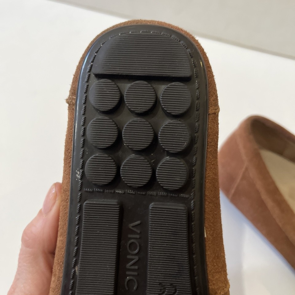 VIONIC MONTARA Suede Slip On Comfort Loafer Driving Shoe Flats 9Wide | eBay