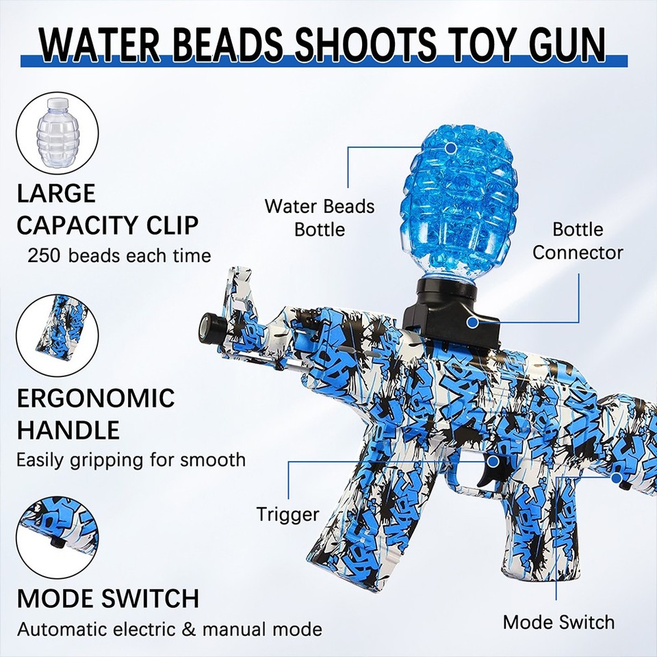 Electric Ball Blaster Eco Friendly Splatter Ball Blaster Gun Toy Kid ...