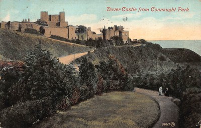 Dover Castle from Connaught Park Postcard c1909 Valentines 57017 | eBay UK