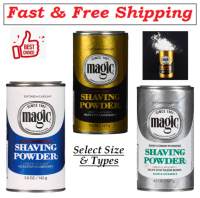 SoftSheen-Carson Magic Razorless Shaving Powder for Men,(Select Size ...