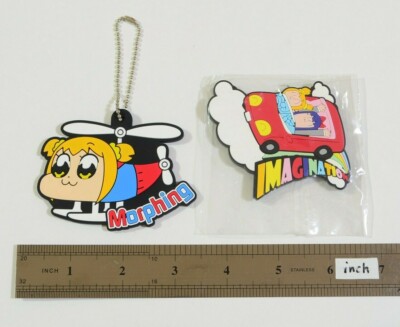Pop Team Epic Poptepipic Set Keychain, Rubber item Japan Anime A404b | eBay