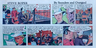 Steve Roper by William Overgard - full color Sunday comic page - June 6 ...