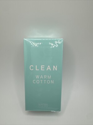 Clean Warm Cotton 2.0 Oz Eau De Toilette Spray by Clean NEW for Women ...