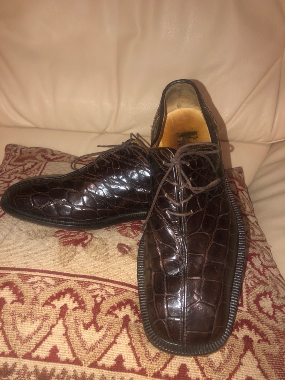 FENNIX ALLIGATOR F & X GENUINE REPTILE OXFORD SHOES S… - Gem