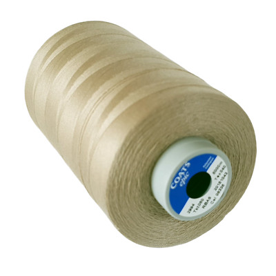 BEIGE COATS SEWING THREAD EPIC TKT80 5000m CONE SUPERIOR POLYESTER ...