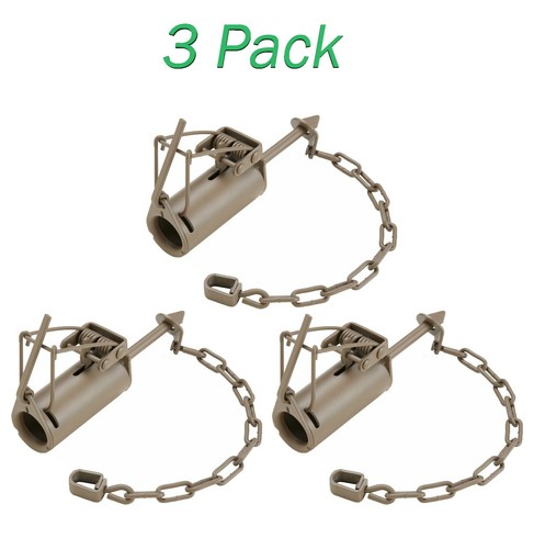 (3 Pack) Duke Dog Proof Raccoon Traps - DP Coon Traps - Back Yard ...