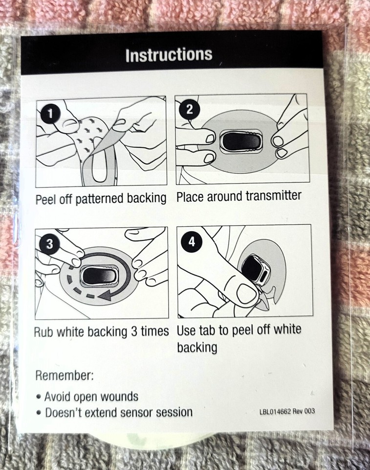 DEXCOM Genuine DEXCOM G6 Overlay Overpatch 10 pack CGM Adhesive Patches ...
