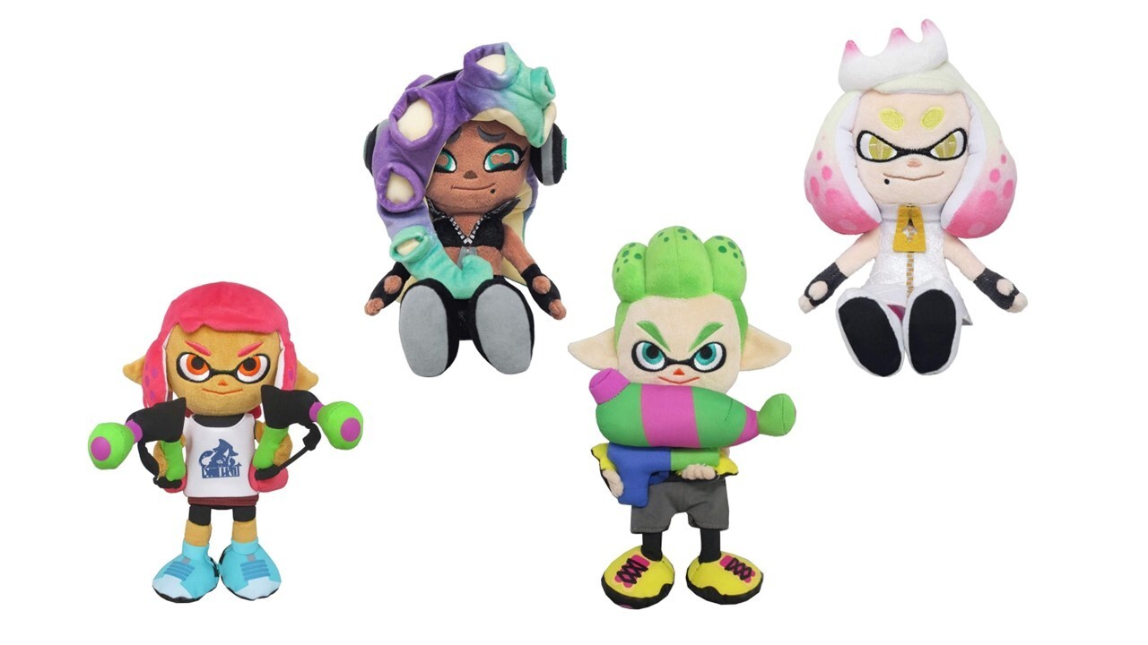 [4 set] Splatoon 2 Complete Characters 9" ALL STAR COLLECTION Plush ...