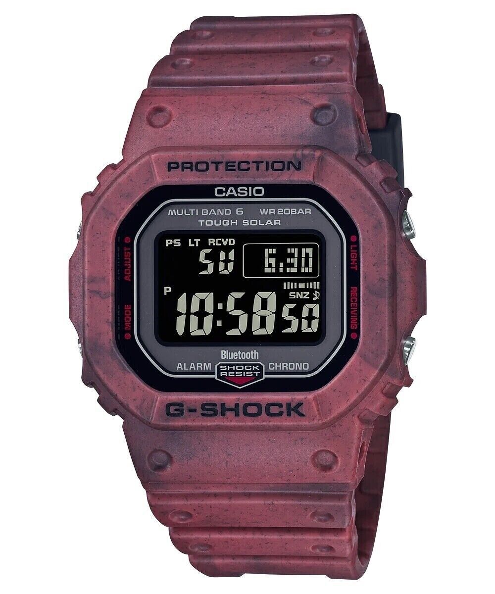 Casio G-SHOCK 42 mm Red Resin Case with Red Resin Band Men's Wristwatch ...