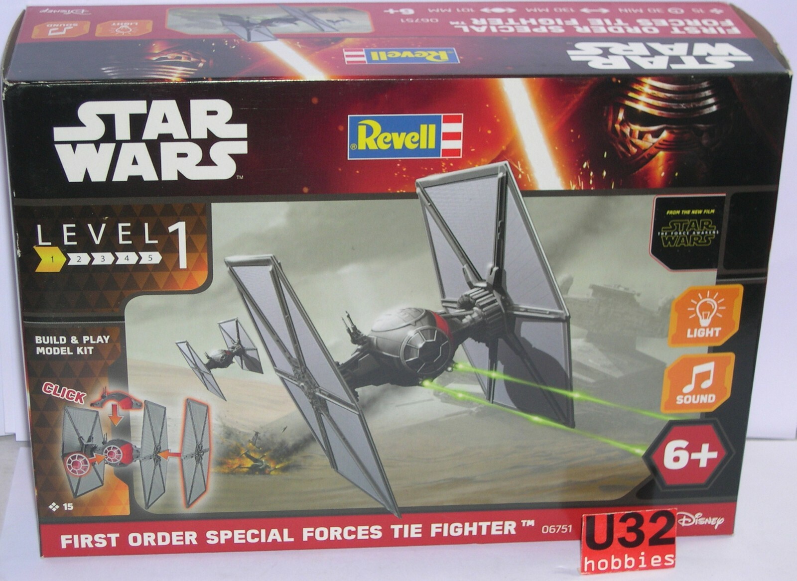 Revell 06751 Kit Star Wars First Order Special Forces Tie Fighter ...