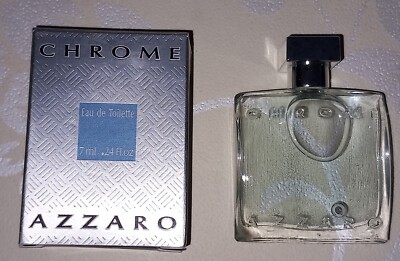*AZZARO * CHROME * EDT / H * MINI * 7 ml * AVEC BOÎTE | eBay