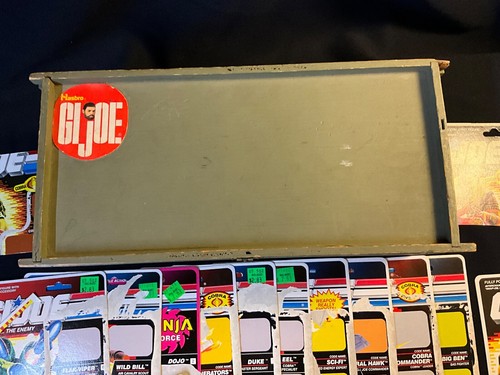 Vintage 1960s GI Joe Wooden Storage Box + Card Backs! (Lot 2) | eBay