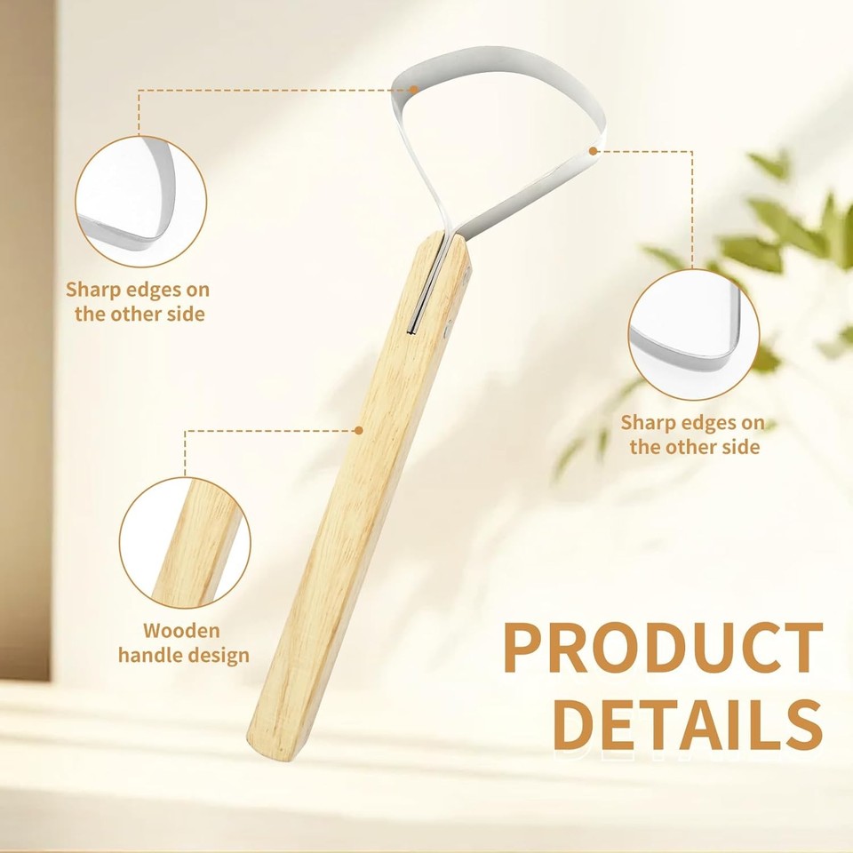 Hide Scraper Fleshing Tool Pelt Leather Making Tools Stainless Steel ...
