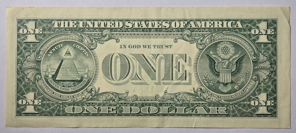 Low Number Star Note 2017-A $1 Dollar Bill Chicago Bank Note #01273716 ...