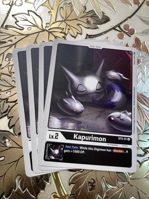 Digimon Card Game Playset Kapurimon ST5-01 U Starter Deck 05: Machine ...