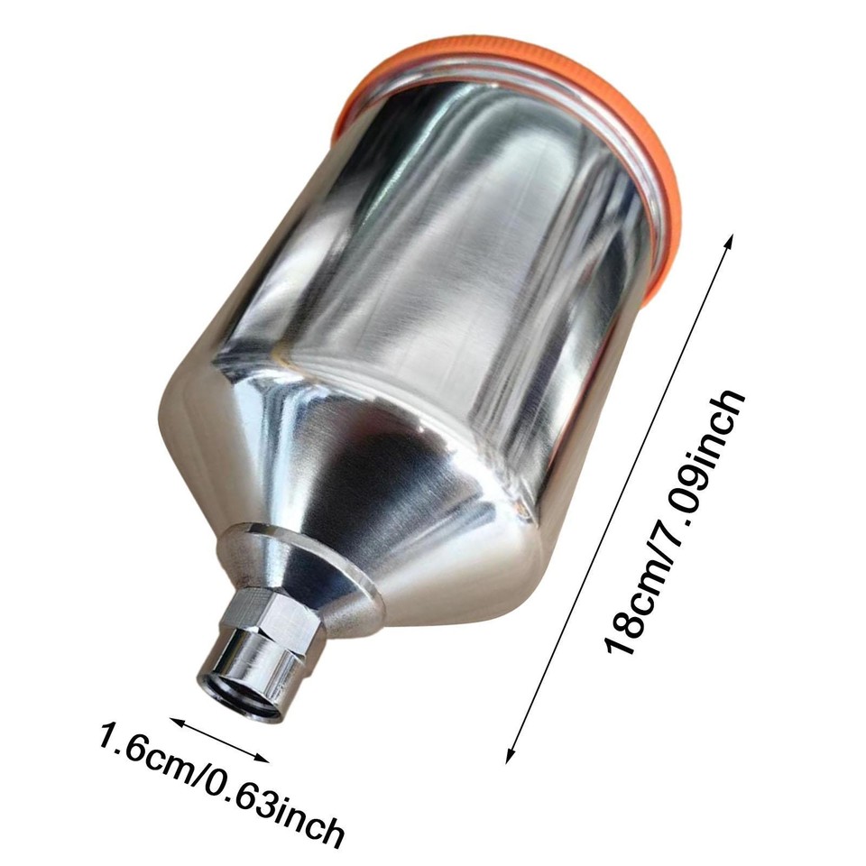Car Paint Spray Pot Universal 600ml Aluminium Cup Spray Pot Cup with ...