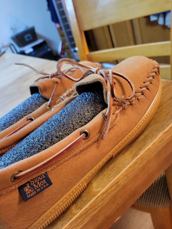 Genuine Leather Mens Golden Camel Brown Moccasins By Sioux Mox Sz 12 ...