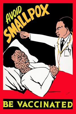 12472.Decor Poster.Vintage wall interior design.Avoid Smallpox Doctor ...
