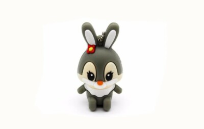 3.0 16gb 32gb 64gb Gray Bunny Rabbit Animal USB Flash Thumb Drive USA ...