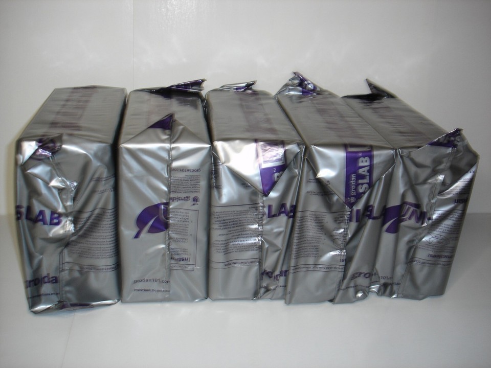 You get 5 Grodan Uni-Slab Rockwool Cubes- 9.5 x 8 x 4 in. sealed new ...