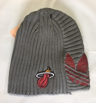 Miami Heat Knit Beanie Toque Skull Cap Winter Hat NEW NBA - Adidas ...