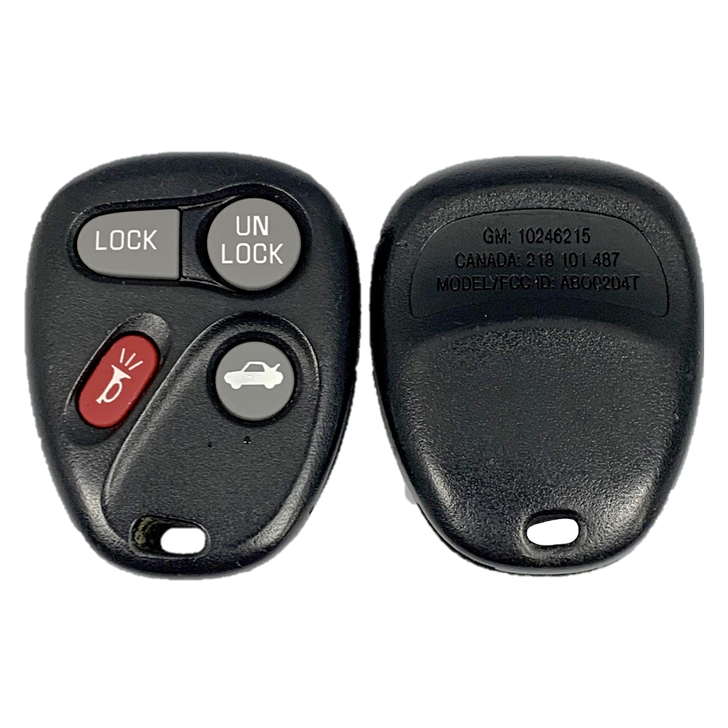 OEM Keyless Entry Remote Key Fob 4 Button Genuine GM ABO0204T 10246215 ...