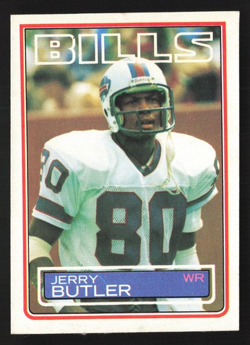 1983 Topps Card No. 221 Jerry Butler Buffalo Bills | eBay