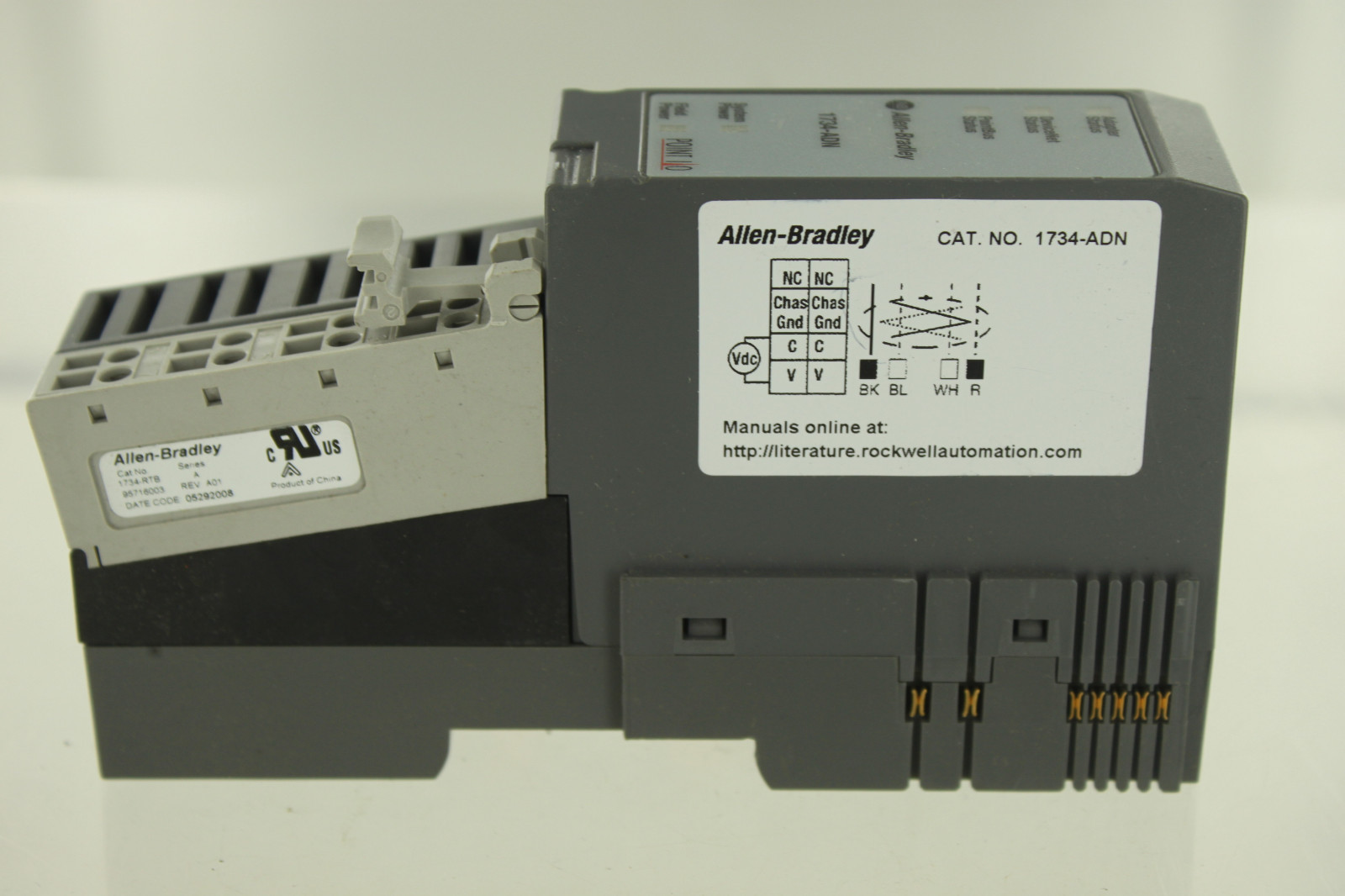 ALLEN BRADLEY AB 1734-ADN PLC DEVICENET ADAPTER MODULE | eBay
