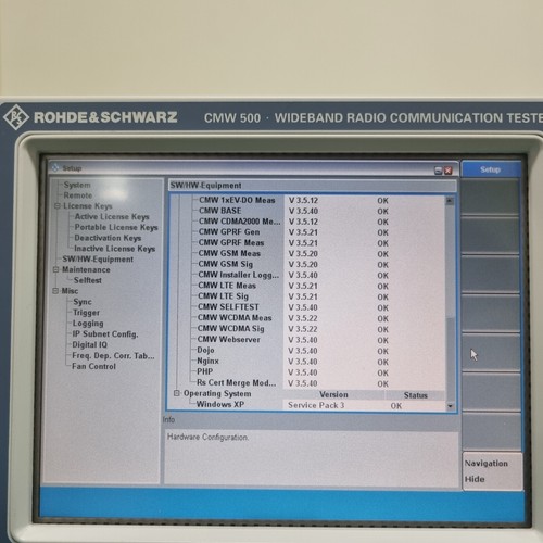 R&S CMW500 RF communication test set-WXP,1CH,Many options! | eBay