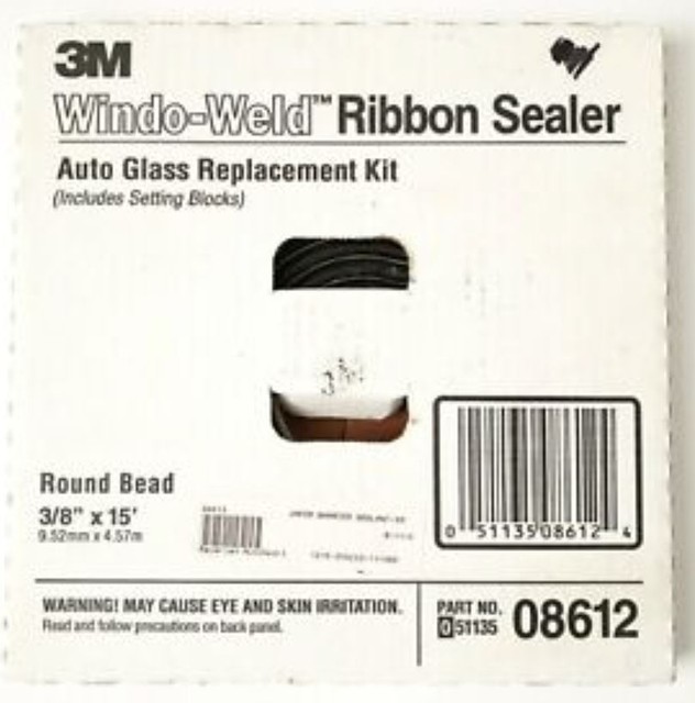 3M Windo-weld Ribbon Sealer Auto Glass Replacement Kit 08612 for sale ...