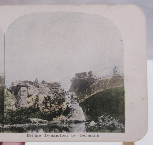 Bridge Dynamited by Germans - STEREOVIEW - listing # 796 | eBay