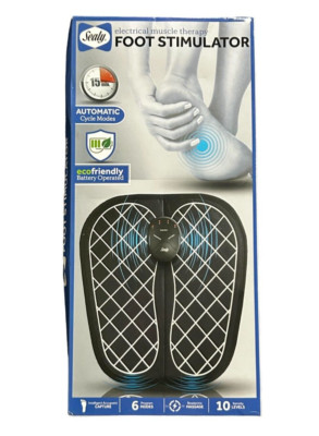 Sealy Portable Electric Muscle Stimulator & Foot Massage Pad | eBay