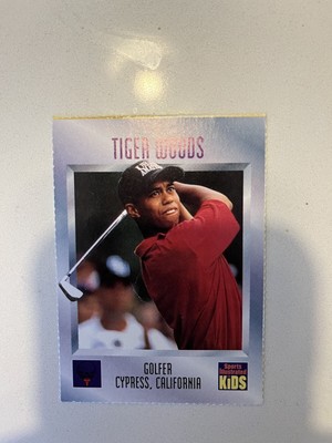 1996 Tiger Woods Sports illustrated for Kids Rookie Card!! Series 3 ...