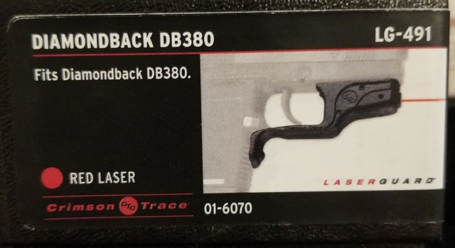 Crimson Trace Laser Guard LG 491 for Diamondback 380 Db380 for sale ...