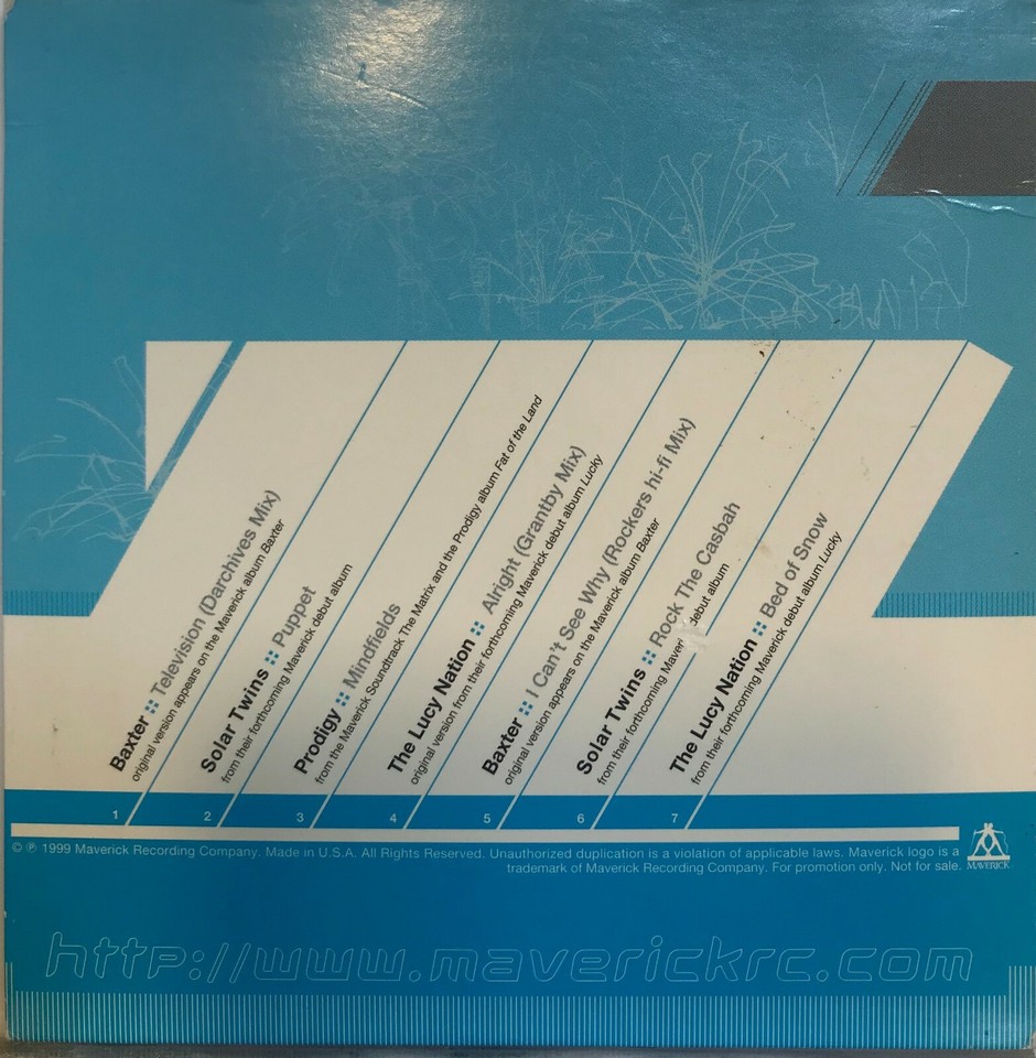 Frozen Beats - Maverick Records Compilation (CD 1999 Promo) *Very Good ...