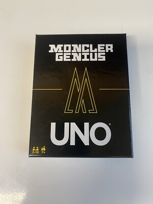 Moncler X UNO Limited Edition Card Set Mattel Creations (Black Box ...