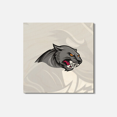 Angry Panther Puma Animal 4'' X 4'' Square Wooden Coaster | eBay