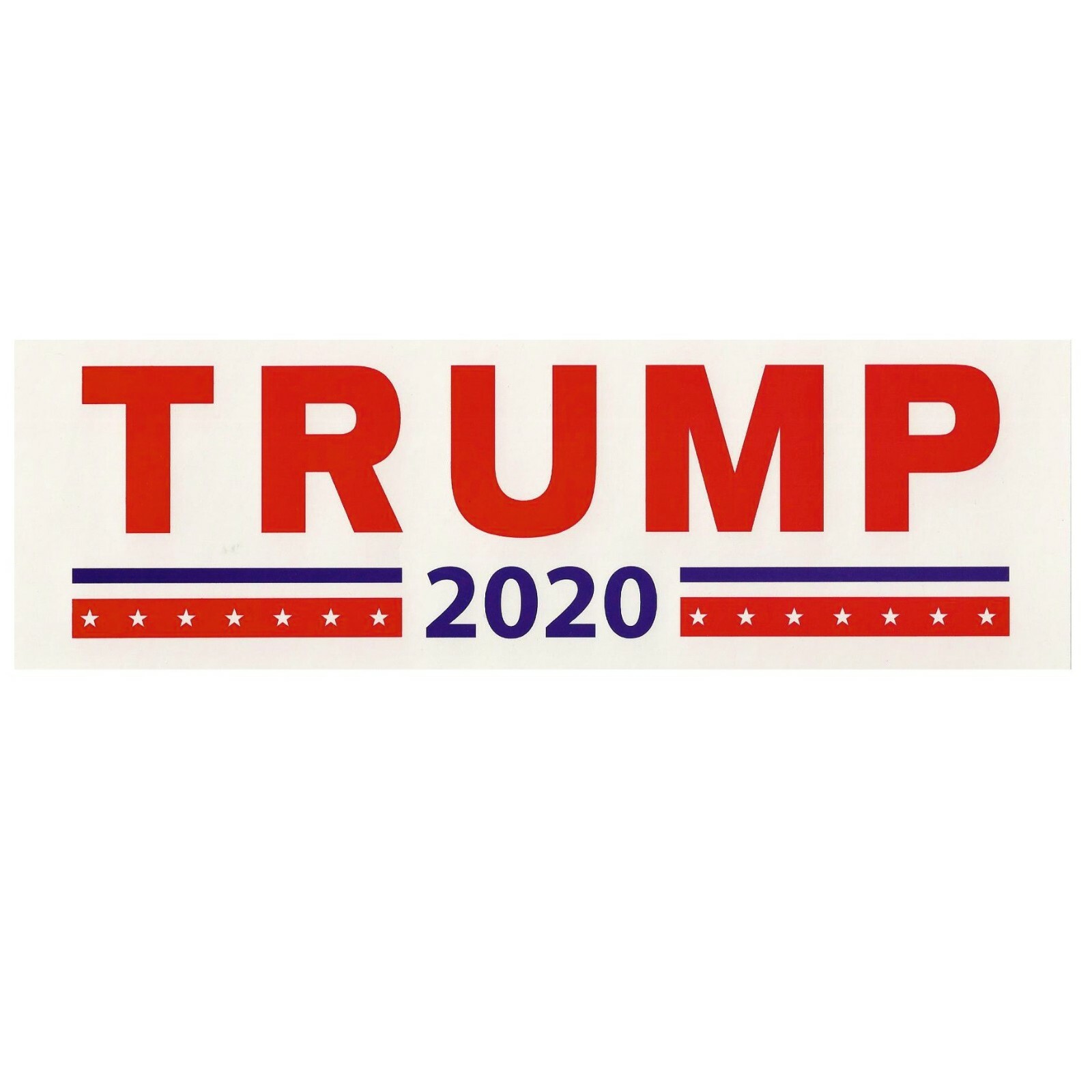 Trump 2020 White MAGA President USA Election America Window Decal ...