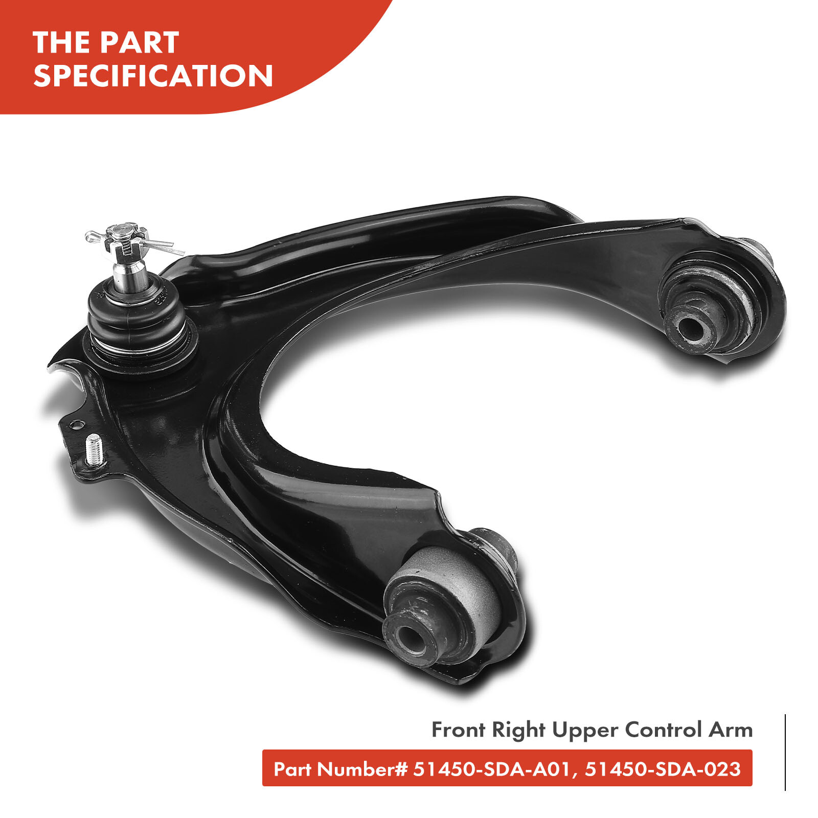 Control Arm Front Right Upper for Honda Accord VII 2.0 2.2 2.4 51450 ...