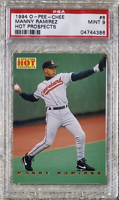 1994 0-PEE-CHEE OPC HOT PROSPECTS MANNY RAMIREZ RC PSA 9 POP 1 | eBay