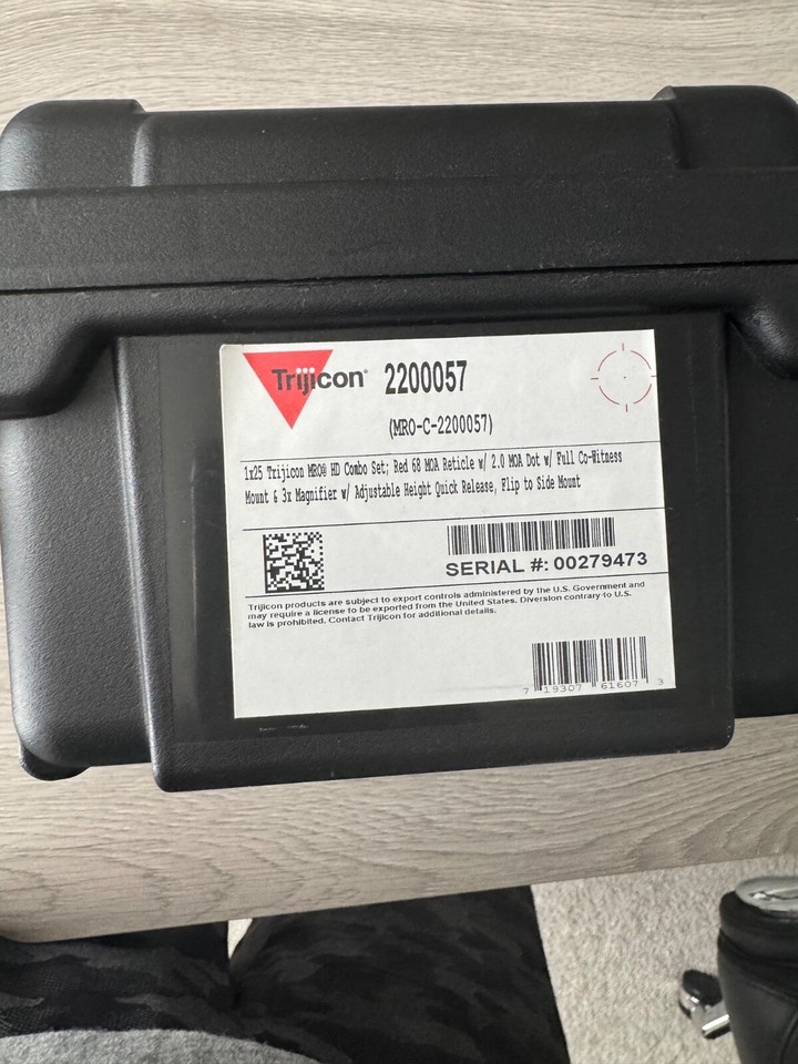 Trijicon MRO HD 1x25 Red Dot Sight with 3x Magnifier (MRO-C-2200057 ...