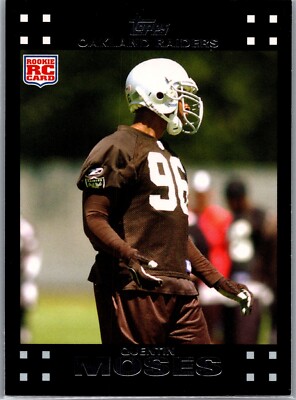 2007 Topps #357 Quentin Moses Rookie | eBay