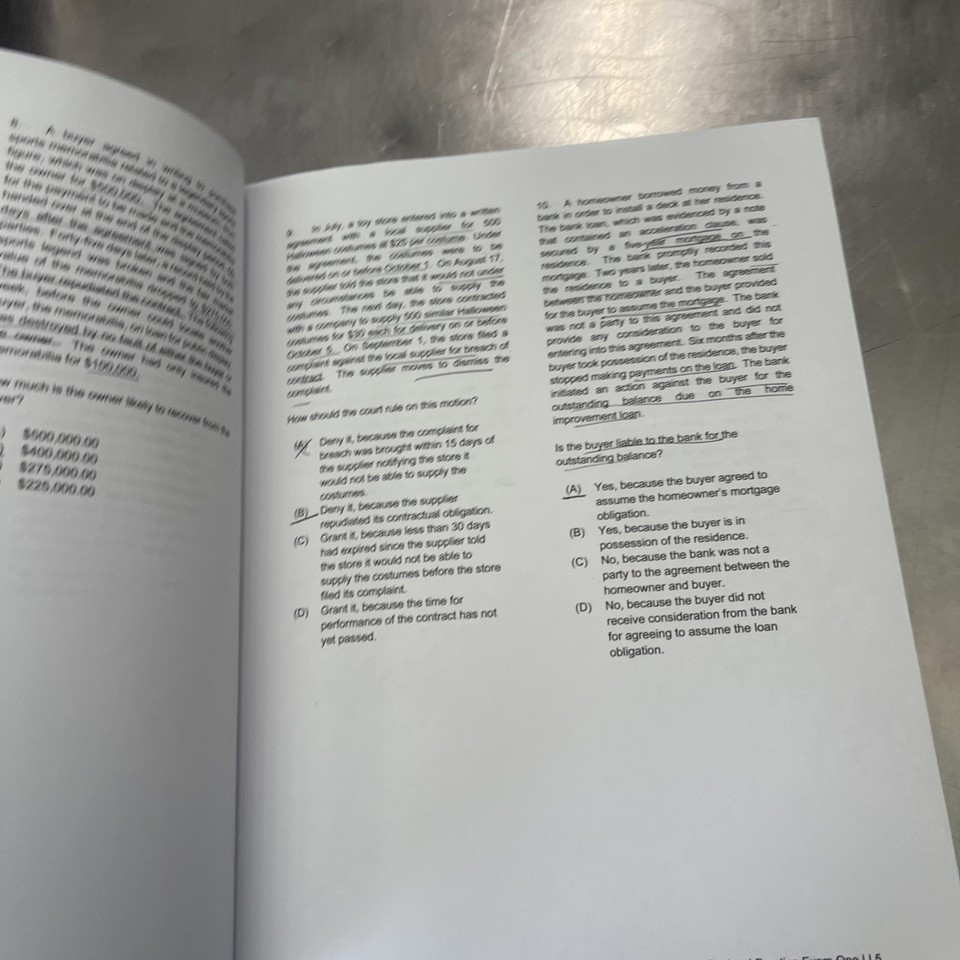 Themis - Multistate Bar Exam Practice Exams 2024 Acceptable | eBay