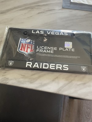 Las Vegas Raiders NFL Standard Chrome License Plate Frame,Black | eBay