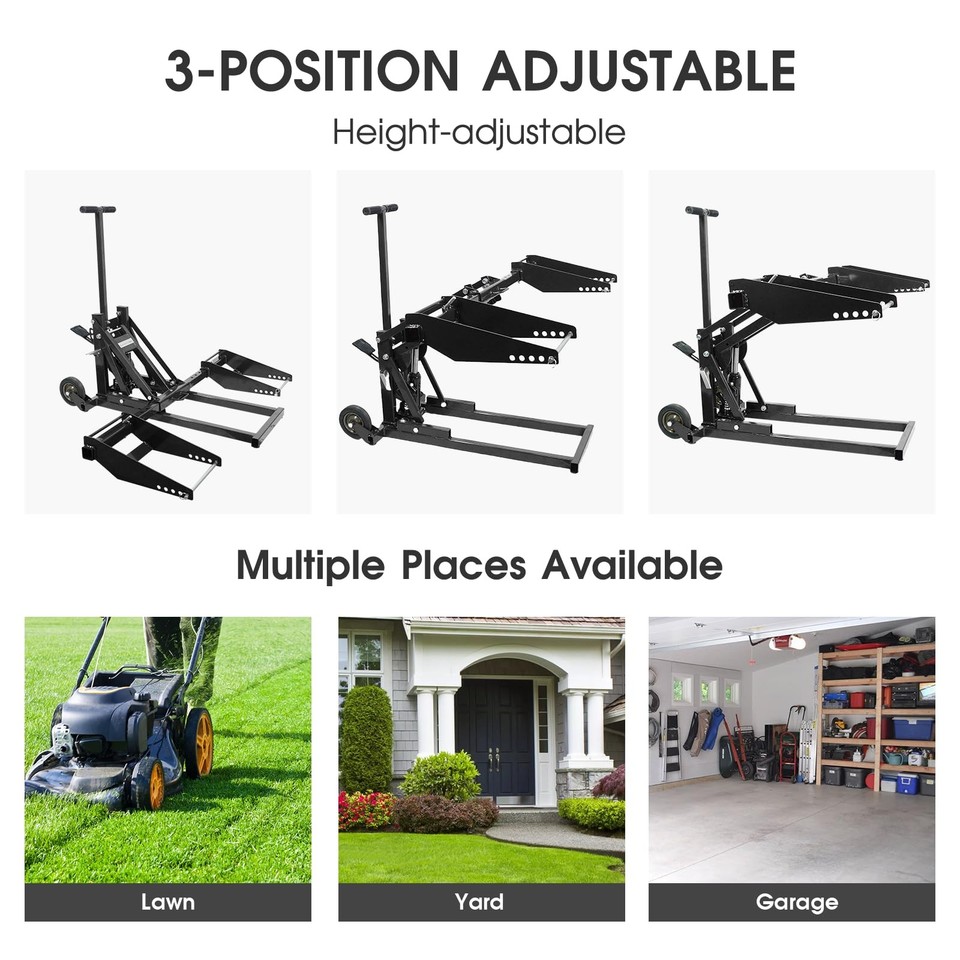 550lbs Lawn Mower Lift Jack Lawn Mower Lifting Platform for Lawn ...