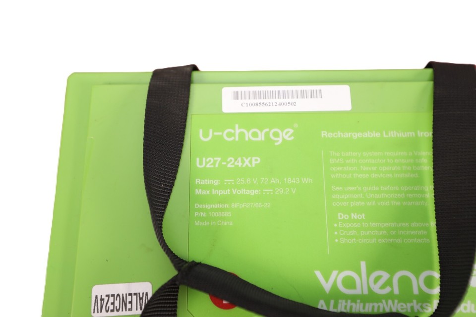 U27-24XP Valence LFP 24V 72Ah 1.84kWh Battery with BMS | eBay