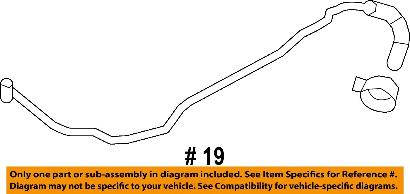 GM OEM 2008 Astra Cooling Radiator Components-Inlet Pipe 25192905 | eBay